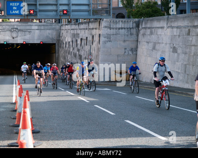 Queensway Mersey tunnel entrance, Liverpool. Opened in 1934 by King ...