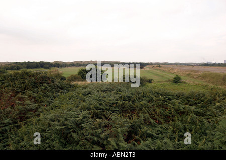 Kenfig Nature Reserve location of Kenfig castle near Porthcawl South ...