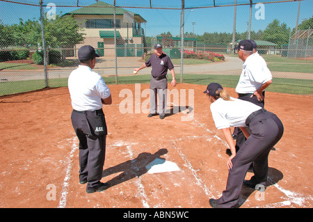 softball umpires for ASA organization in the USA and America during ...