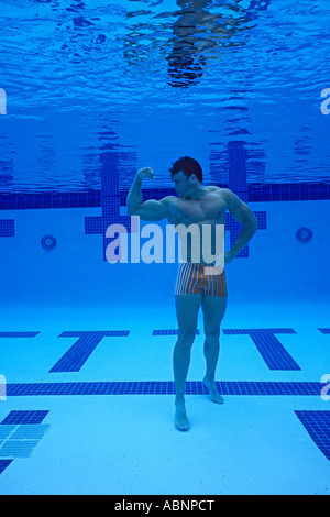 Strong muscles and power. male body. muscular macho man. diet and ...