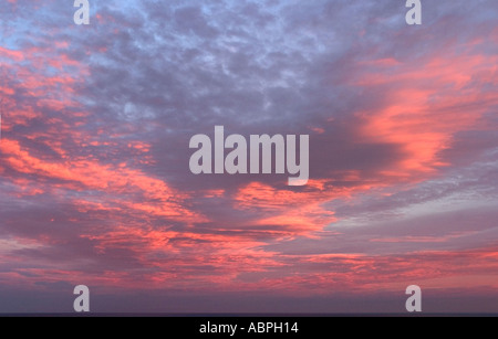 Sky at Sunset November UK Stock Photo - Alamy