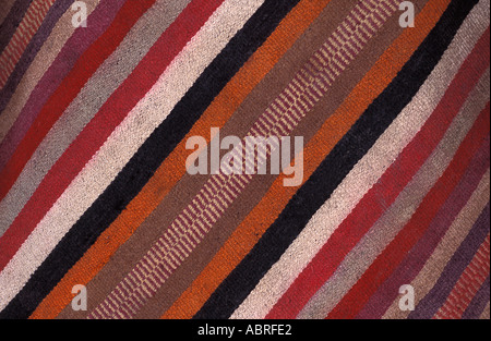 Detail up of Bolivian woven woollen textile as sold in La La Paz Sucre ...