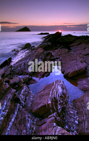 Wembury Beach,Devon.The Mewstone. National Trust. Off Wembury Point ...