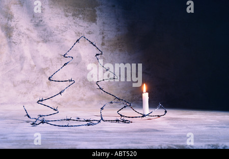 Christmas card with some christmas symbol Stock Photo - Alamy