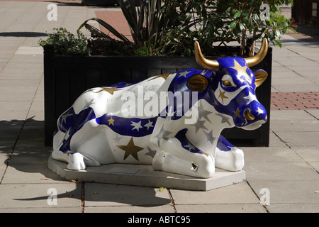 Cow Parade Manchester Stock Photo - Alamy