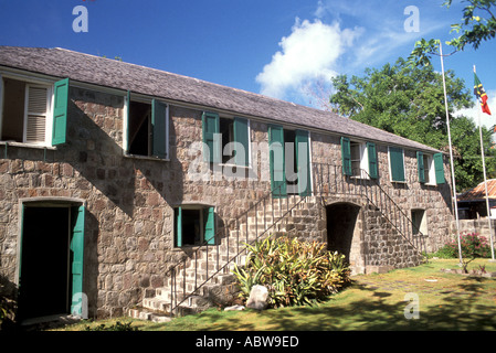 Nevis Alexander Hamilton house; Birthplace; Charlestown; Island of ...