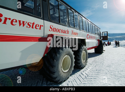 Brewsters Snocoach Ice Explorer Columbia Icefield Athabasca glacier in ...