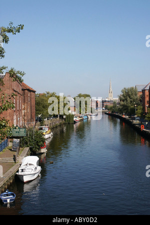 Novi Sad Friendship Bridge, Norwich spanning the River Wensum. Named in ...