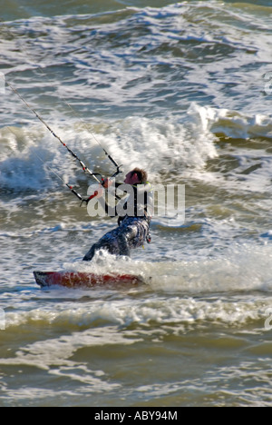 MALE KITE SURFER HOVE SUSSEX UK BRITAIN BRITISH ISLES Stock Photo - Alamy