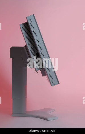 New monitor, computer display, side view Stock Photo - Alamy