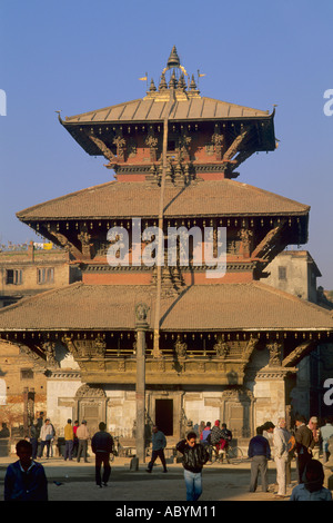 Bhimsen Mandir temple, Durbar square, Patan, Nepal Stock Photo - Alamy
