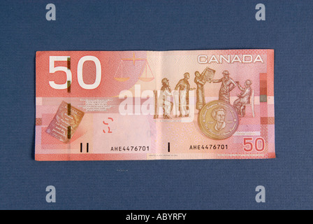 50 fifty dollar bill note bill's note's dollars Stock Photo - Alamy