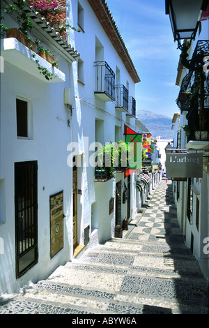 Scenic Altea old town location, Costa Blanca, Alicante, Spain Stock ...