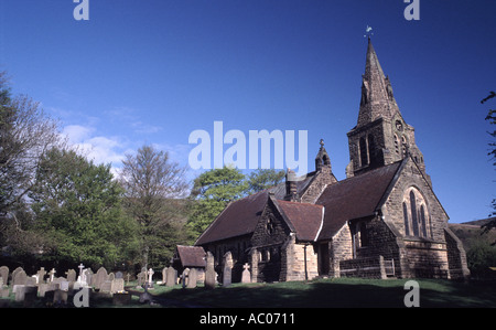 The Church of the Holy and Undivided Trinity, Edale village, Derbyshire ...