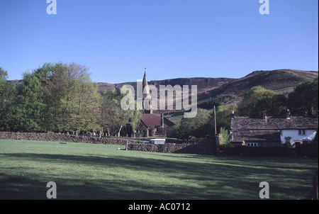 The Church of the Holy and Undivided Trinity, Edale village, Derbyshire ...