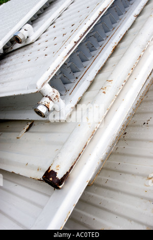Old radiators removed from central heating system Stock Photo - Alamy