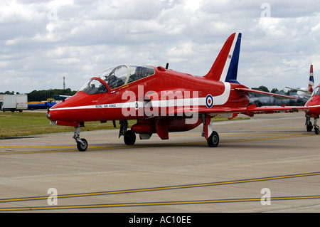 Red Arrow on the runway Stock Photo - Alamy
