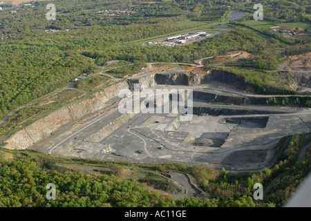 Aerial images of a stone quarry from Zimbabwe Stock Photo - Alamy