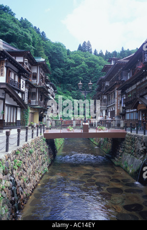 Ginzan Onsen, Japan hot springs town, Yamagata, Tohoku Stock Photo - Alamy