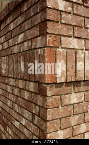 Wall of bricks with soldier row Stock Photo - Alamy