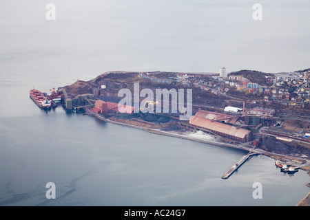Norway Nordland Narvik Iron Ore rail terminal Stock Photo - Alamy