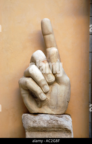 Giant Hand of Emperor Constantine Statue, Capitoline Museum, Capitoline ...