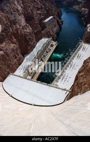 Hoover Dam at Colorado River electricity in USA 4 Stock Photo - Alamy
