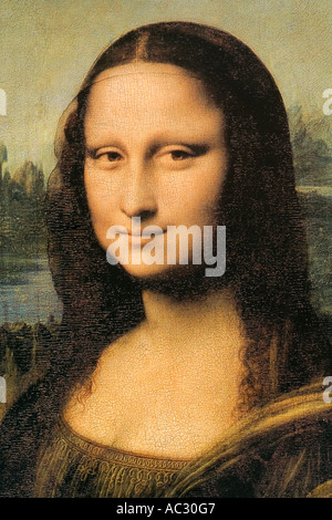 famous Mona Lisa painting by Leonardo da Vinci digitally modified with ...