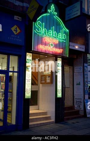 Shabab Neon Sign Indian Restaurant,Leeds,England,UK,GB,Signage,zeon ...