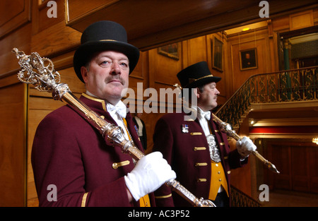 PHOTOGRAPH BY HOWARD BARLOW HERITAGE CUTLERS HALL SHEFFIELD THE BEADLE ...