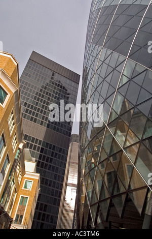 Architectural Detail of The Aviva Building and 30 St Mary Axe, The ...