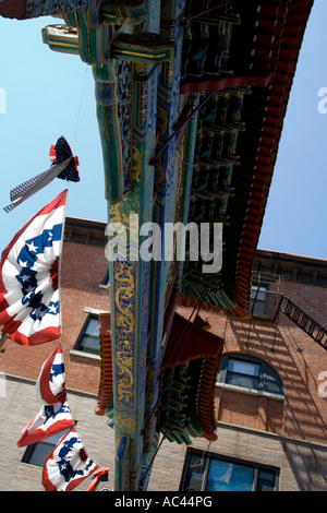 Friendship gate at the entrance in Philadelphia's China town Stock ...