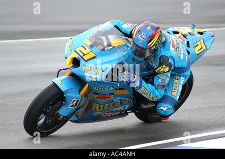 American motorcycle racer John Hopkins (ePayMeYamaha team) aboard a ...