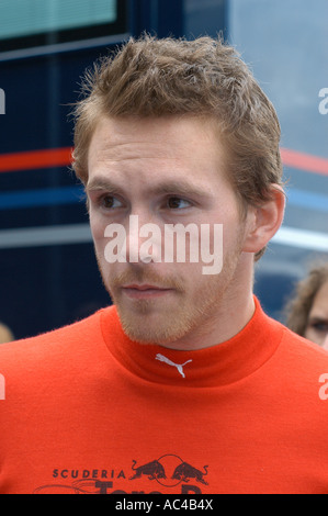 American Formula One driver Scott Speed of Toro Rosso poses for ...