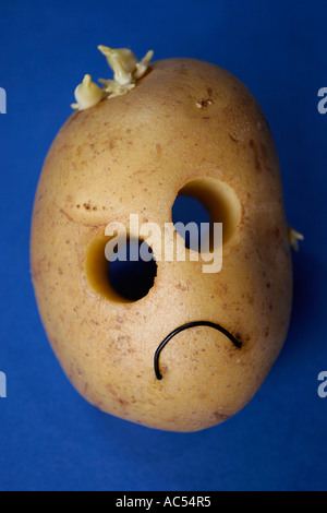 Peeled Potato Face Stock Photo - Alamy