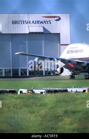 Aircraft British Airways Maintenance Cardiff International Airport ...