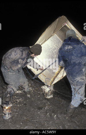Elver fishing, River Parrett, UK Stock Photo - Alamy