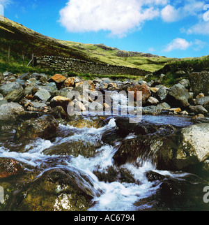 Lake District stream on a summers day. Cumbria, England, UK Stock Photo ...