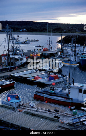 North Head Harbour wharf, Grand Manan Island, Bay of fundy, New Brunswick, Canada Stock Photo ...