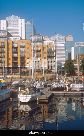Saint Catherines Dock near Tower Bridge London Stock Photo - Alamy