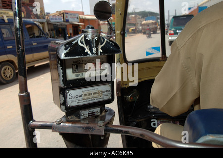 Auto Rickshaw meter Bangalore India Stock Photo - Alamy