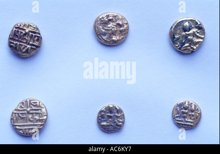 LEAD COINS OF SATAVAHANAS STATE MUSEUM HYDERABAD ANDHRA PRADESH Stock ...