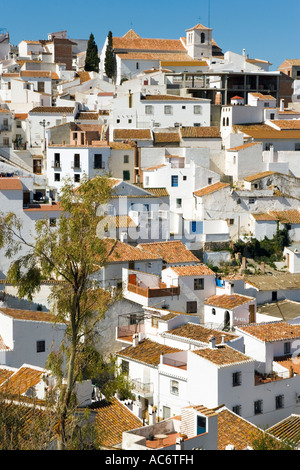 Comares Malaga Province Spain Rooftop views Stock Photo - Alamy