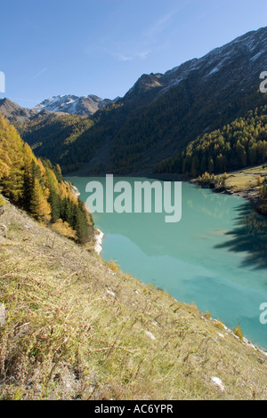 Gioveretto lake, Martell valley, Alto Adige, Italy Stock Photo - Alamy