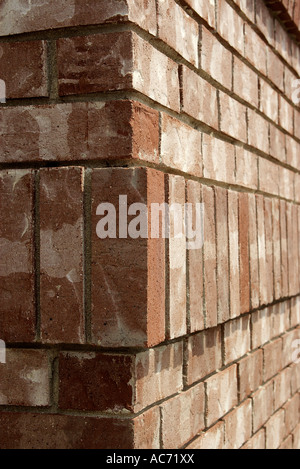 Wall of bricks with soldier row Stock Photo - Alamy