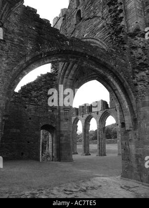Llanthony Abbey Wales UK 2004 Stock Photo - Alamy