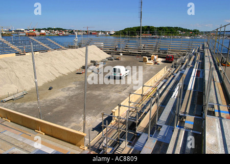 Sand football stadium Stock Photo - Alamy