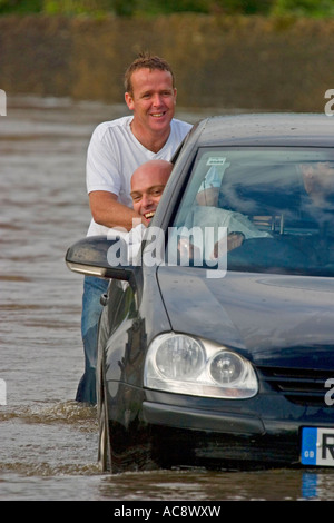 Waves, storm flood, flooding, cars, parking lot, Altea, Alicante ...