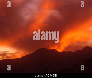 Sunset Himalayas Kathmandu Nepal Stock Photo - Alamy
