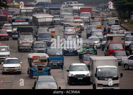 EDSA traffic congestion Manila Stock Photo - Alamy